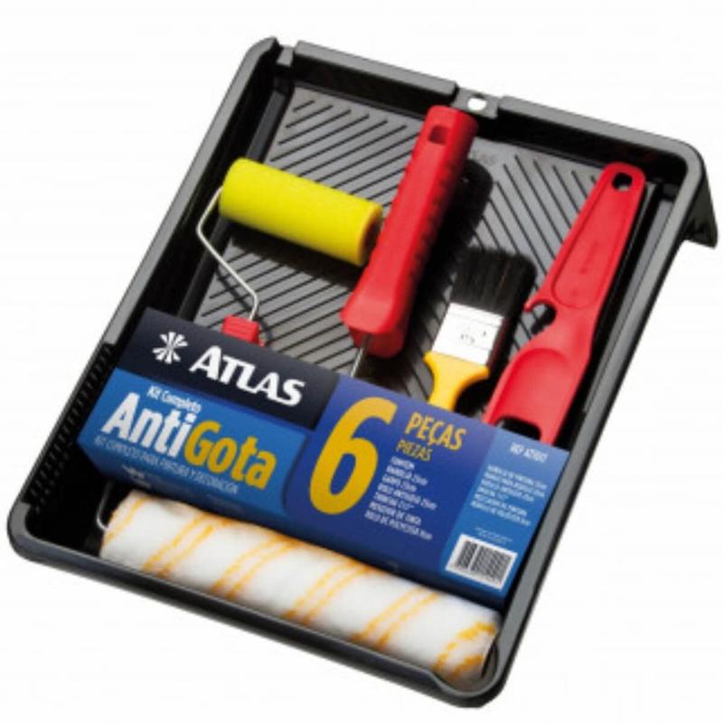 Kit para Pintura Anti-Gota Completo com 6 Peças - AT1017 - PINCÉIS ...