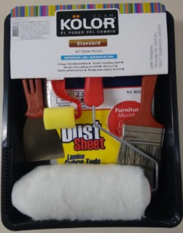 Kit para Pintura Multisuperficies com 8 Peças - Kolor - Kit de Colorir ...