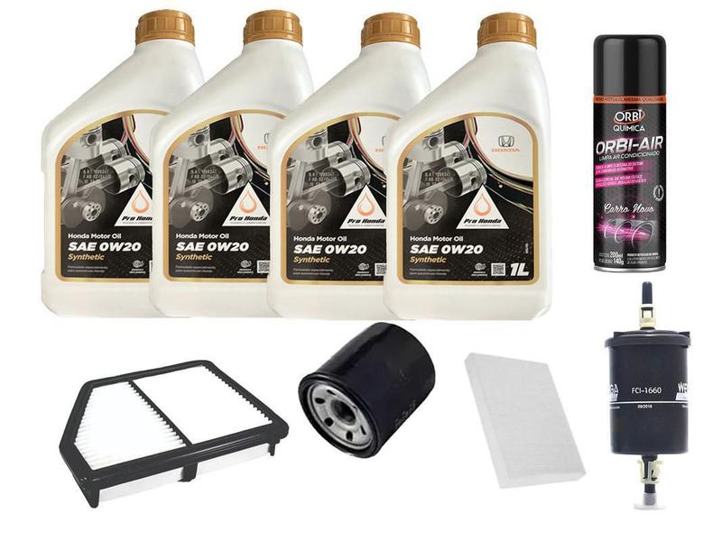 Kit Para Troca De Óleo Honda Civic 2.0 16V 155Cv Com Orbi - Filtro de ...