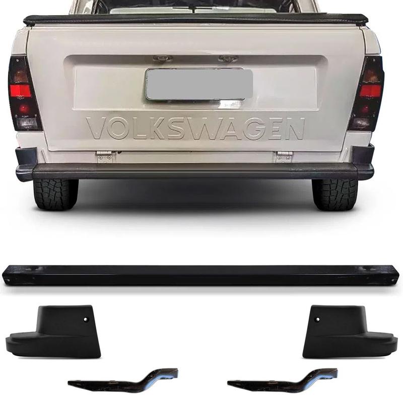 Kit parachoque + ponteira curta + suportes traseiro saveiro 82 a 92 ...