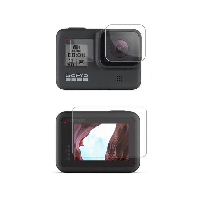 Kit Película Vidro Temperado Lente Tela Gopro Hero 9 - Novo - DACAR ...