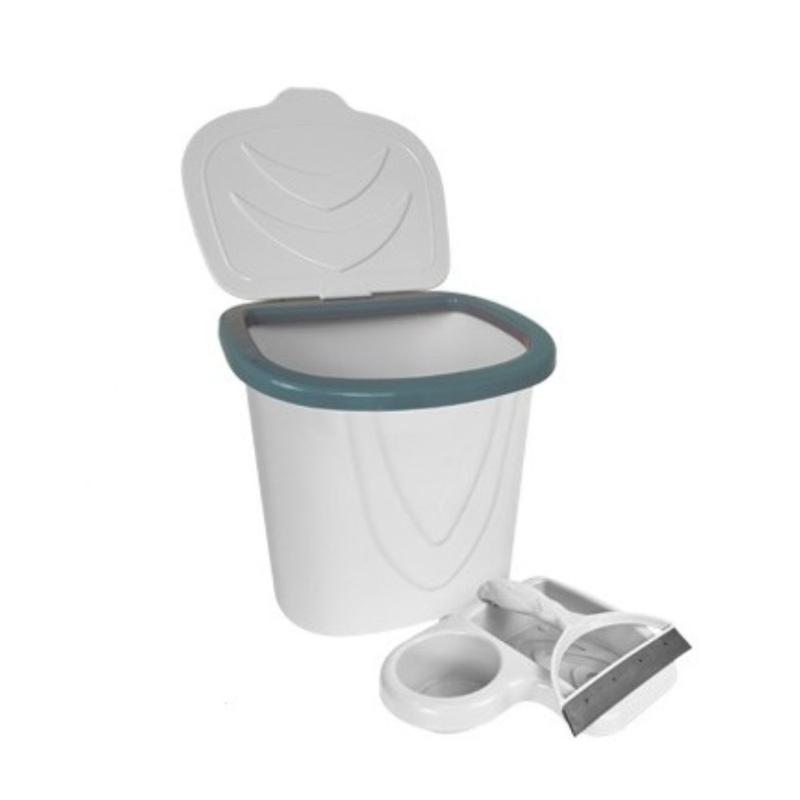 Kit Pia Cozinha 3 em 1 Lixeira Porta Detergente com Esponja e Rodo ...