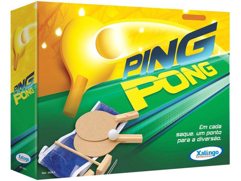 Kit Ping Pong 4 peças - Xalingo - Kit Ping Pong - Magazine Luiza