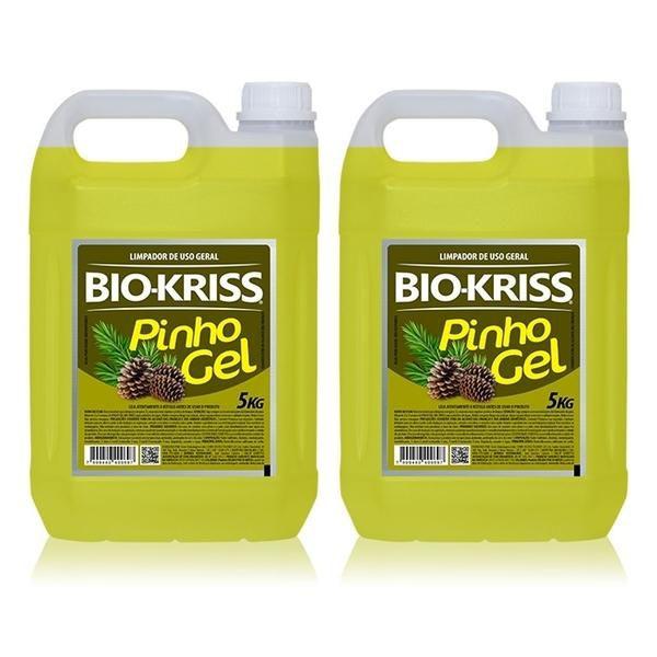 Kit Pinho Gel Bio Kriss 5 Litros - 2 Unidades - Desinfetante - Magazine ...