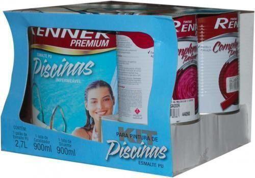 Kit Piscinas Esmalte Pu Premium Branco - Concreto Ou Fibra - Renner - Dispositivos para Piscina ...