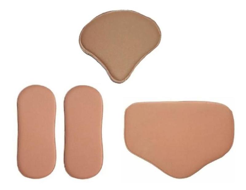 Kit Placa Abdominal Cirúrgica e Par Flancos + Tala Coccix Pós ...