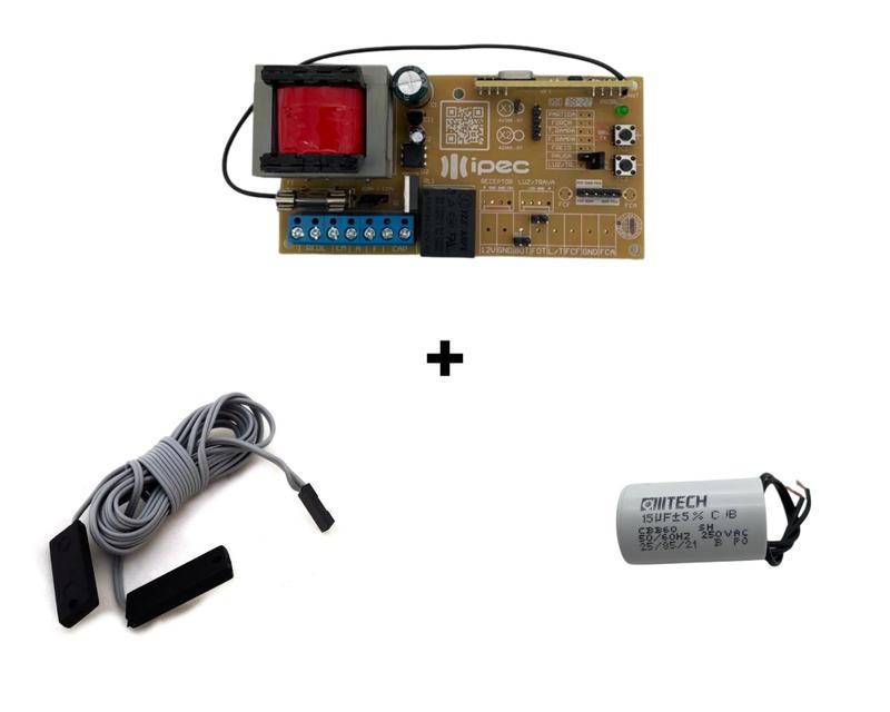 Kit Placa Motores De Portão Todas Marcas + Capacitor + Fim De Curso - Ipec, Alltech e Xtronix ...