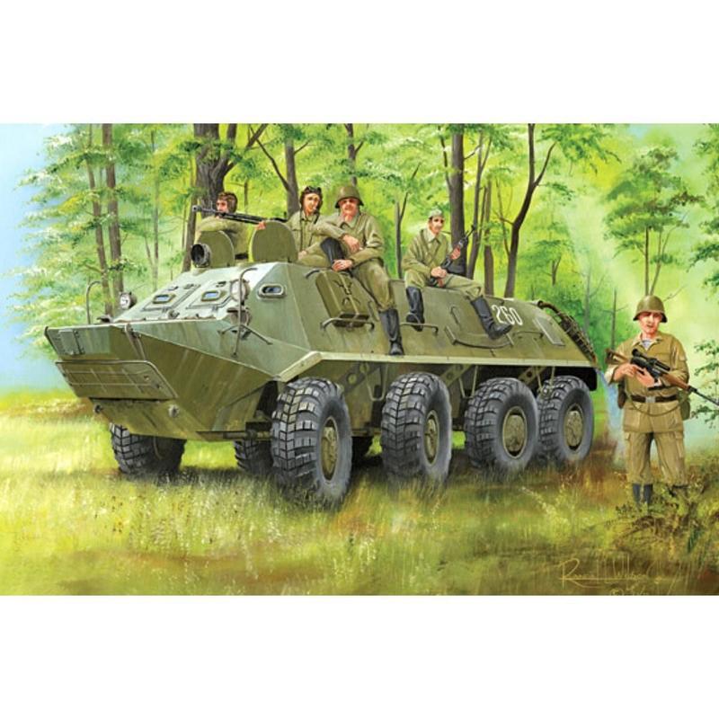 Kit Plástico Veículo de transporte blindado russo BTR-60PA 1/35 ...