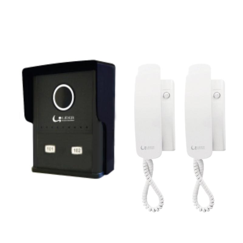 Kit Porteiro Coletivo Smart 2 Pontos Com Monofones - Lider - Interfone ...