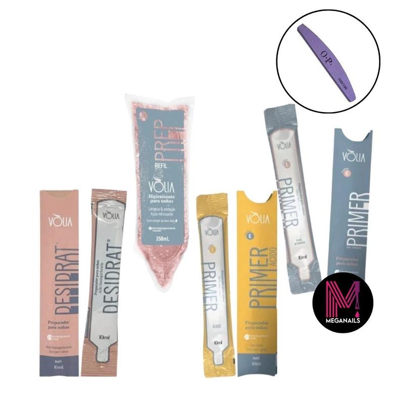 Kit Preparadores Vòlia Primer + Primer Ácido + Desidrat + Prep ...