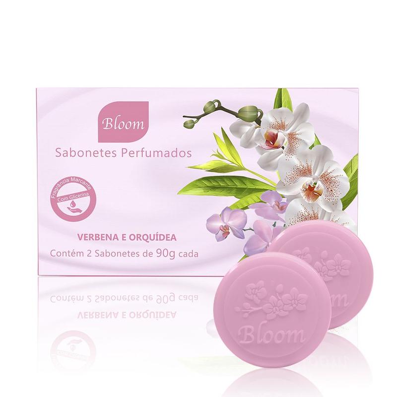 Kit Presente Estojo com 2 unidades Sabonete 90g cada Bloom - Aromática ...
