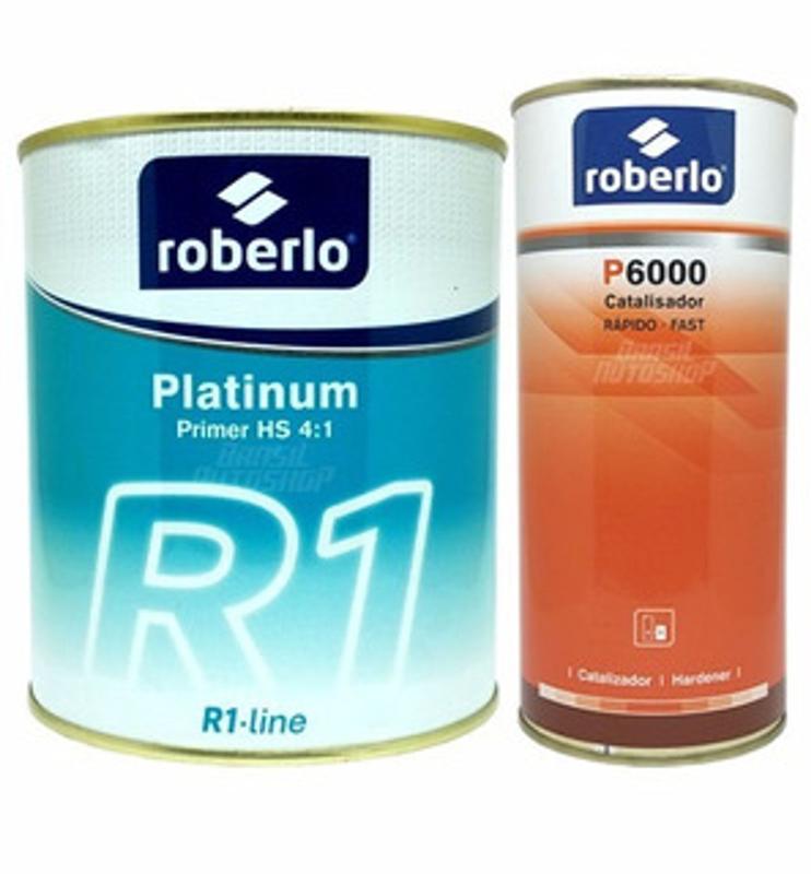 Kit Primer Platinum PU HS 4:1 Cinza 3,34L com catalisador 835ml Roberlo - Maquiagem - Magazine Luiza