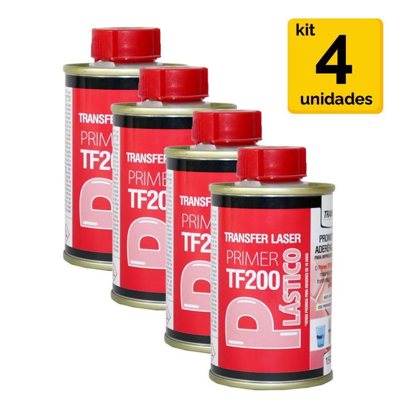 KIT Primer Promotor de Aderência para plástico TF200 150ML - 4 unidades ...
