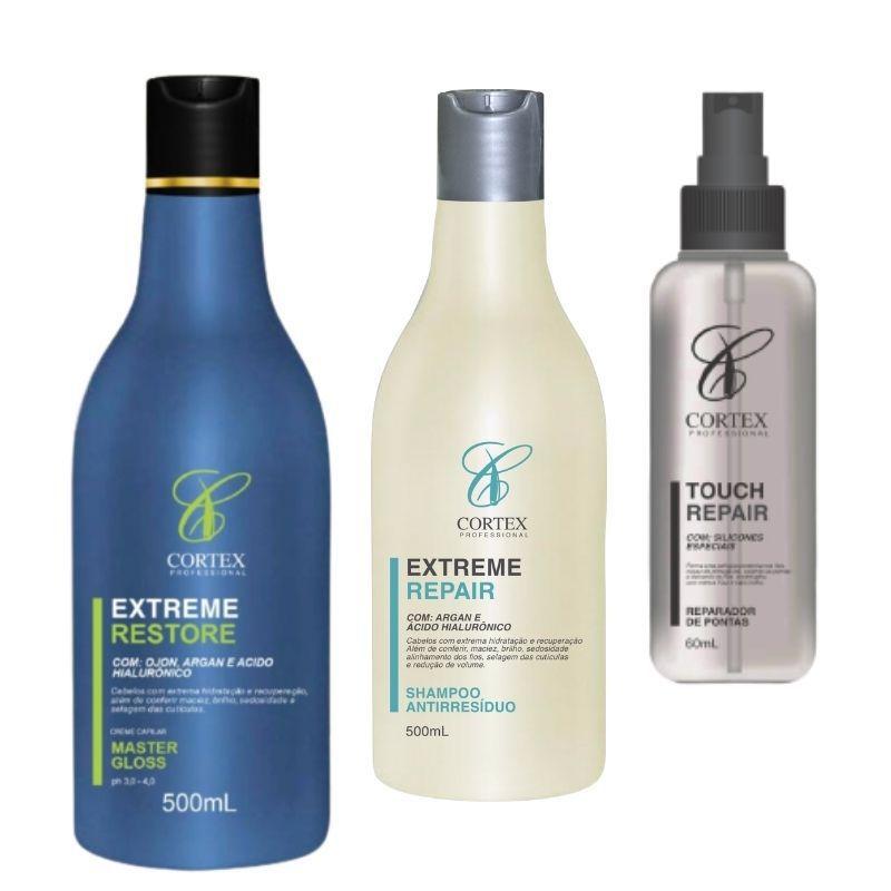 Kit Progressiva Profissional Ureia 500ml Para Todos os Tipos de Cabelos ...