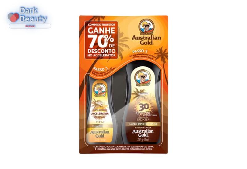 Kit Protetor Solar FPS 30 e Accelerator 125Ml - Australian - Australian ...