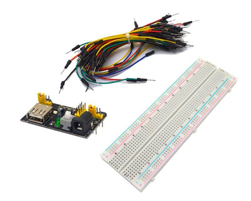 Kit Protoboard Iniciante com Arduino - MB-102 - Multcomercial ...