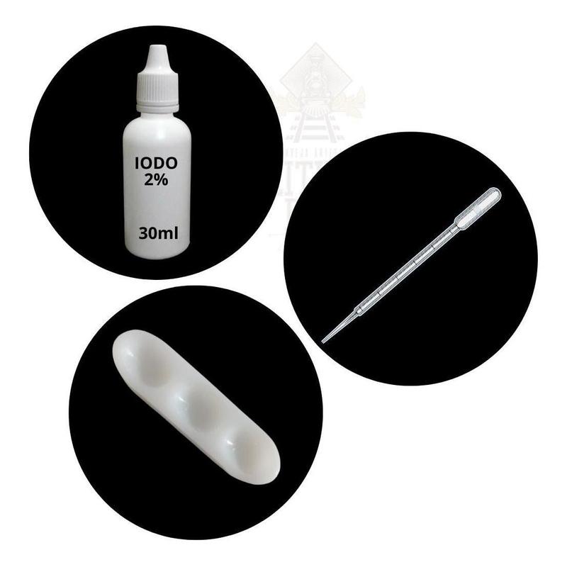 Kit prova do Iodo Para Mostura 3 Cavidade - Leithold Bier - Cálcio ...