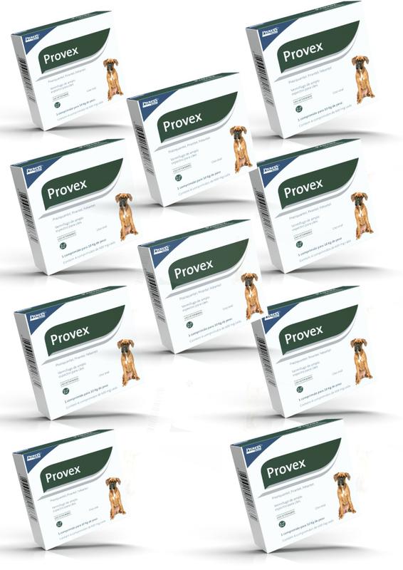 Kit provex vermífugo para cães - 10 caixas - PROVETS SIMÕES - Vermífugo ...