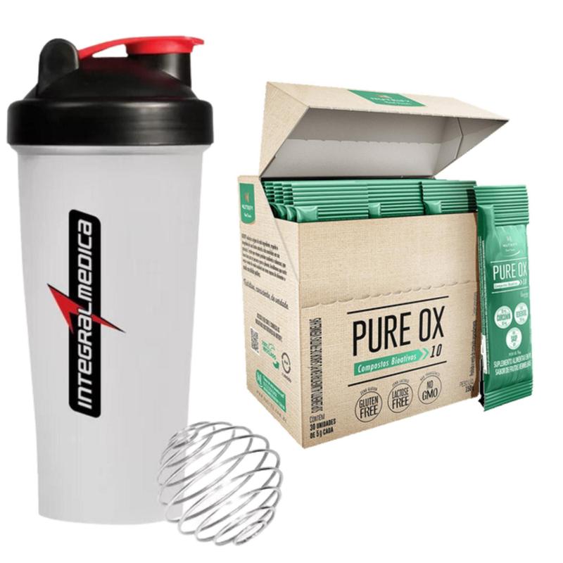 Kit Pure Ox - Frutas Vermelhas - 30 Sticks + Coqueteleira 600ml ...