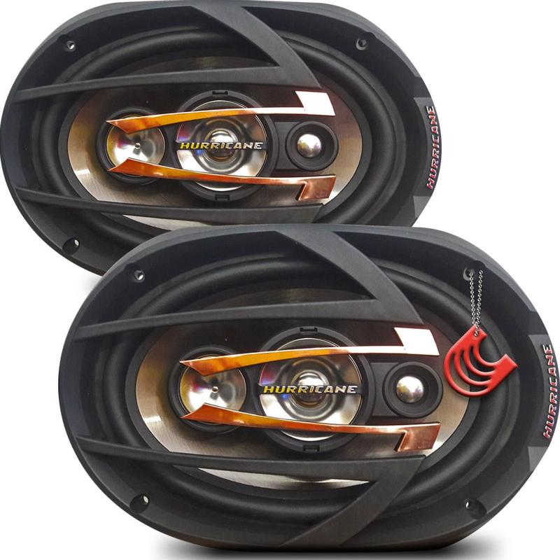 Kit Quadriaxial 6x9 polegadas 300w Hurricane Platino QR69 Alto-falante - Alto falante de carro ...