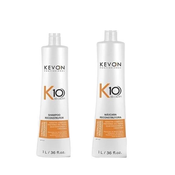 Kit Reconstrução Shampoo + Máscara 1 Litro K10 Kevon - Kevon ...