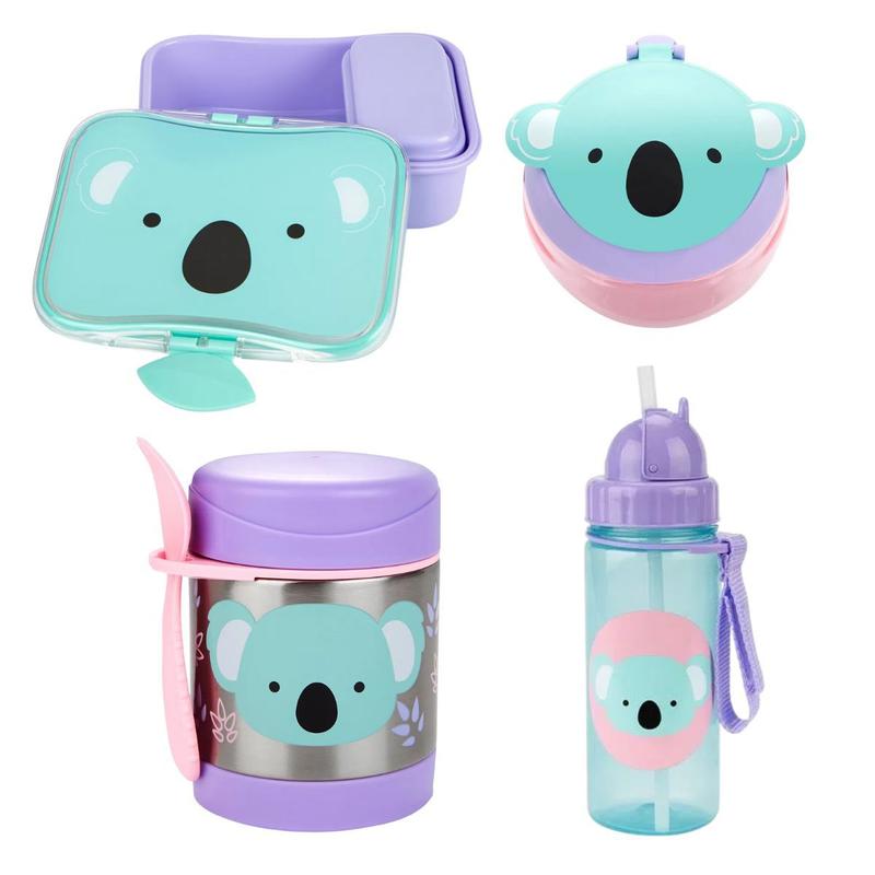 Kit Refeição 4 peças Zoo Koala Garrafa e Potes Skip Hop - Kit Refeição ...