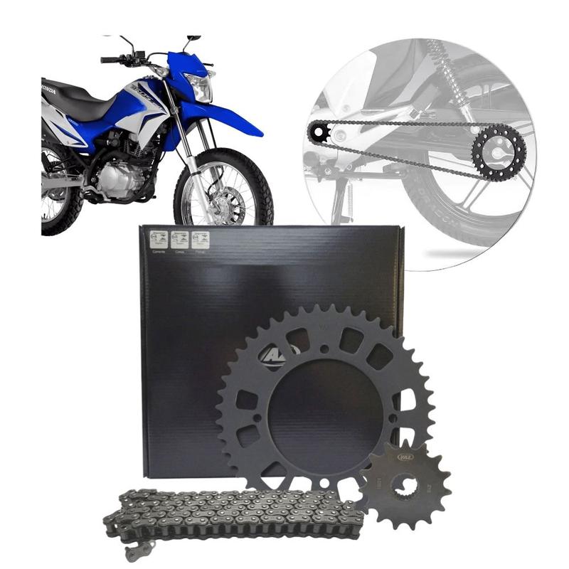 Kit Relação Moto Honda Nxr150 Bros 05 a 08 C Retentor O.Ring - VAZ ...