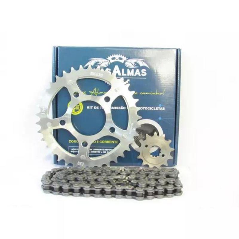 Kit Relação Titan 150 2004-2015 Duas Almas - Kit Relação para Moto ...