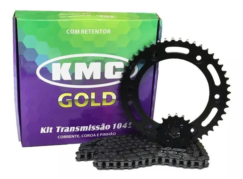 Kit Relação Transmissão Titan Fan Cg Star 160 Com Retentor - KMC GOLD ...