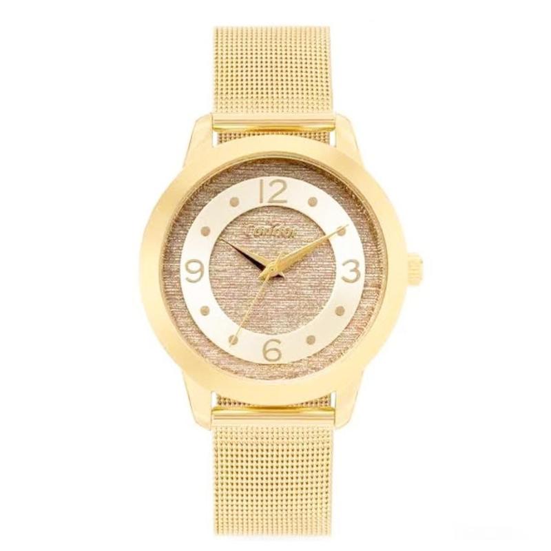 Kit Relógio CONDOR Analógico Dourado Feminino CO2039MUC-K4D - Kit ...
