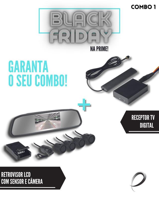 Kit retrovisor lcd com sensor camera + receptor tv digital - KX3 ...