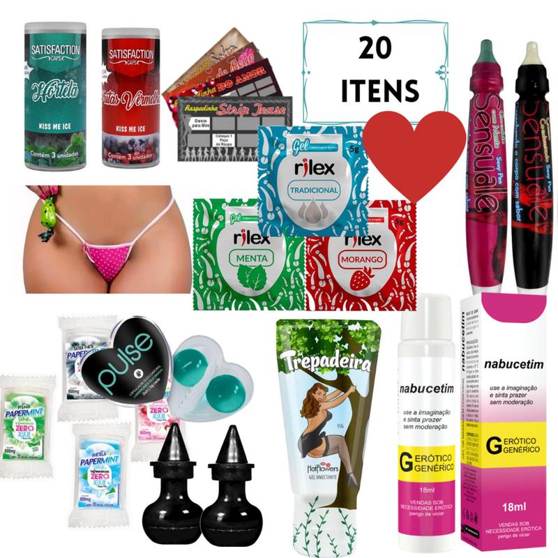 Kit Revenda Sex Shop 20 Itens Use ou Revenda Lucre Muito Sexyshop Atacado - Valentinna - Kits de ...
