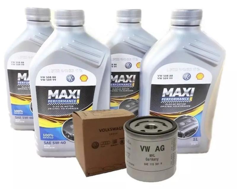 Kit Revisao Oleo 5w40 508 + Filtro Original 3c Up! Tsi Msi - Volkswagen ...