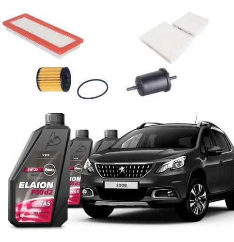 Kit Revisão Troca Óleo Filtro Peugeot 2008 1.6 16v THP 165cv - Mann ...