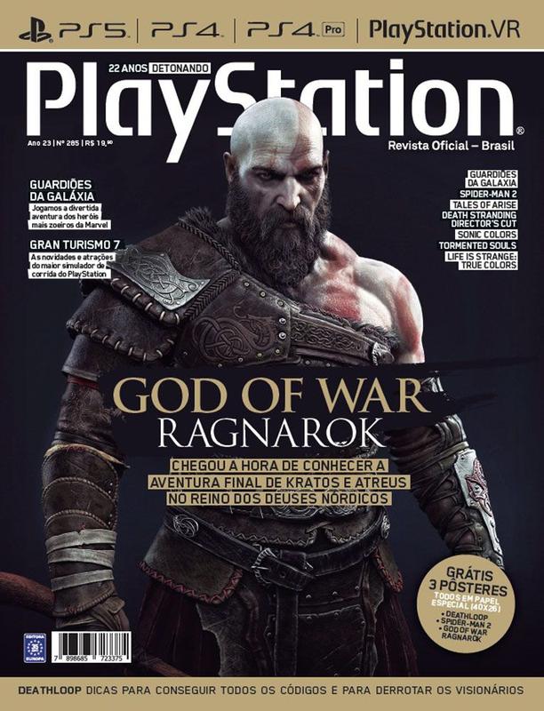Kit - Revista PlayStation - God Of War Ragnarok - Editora Europa ...