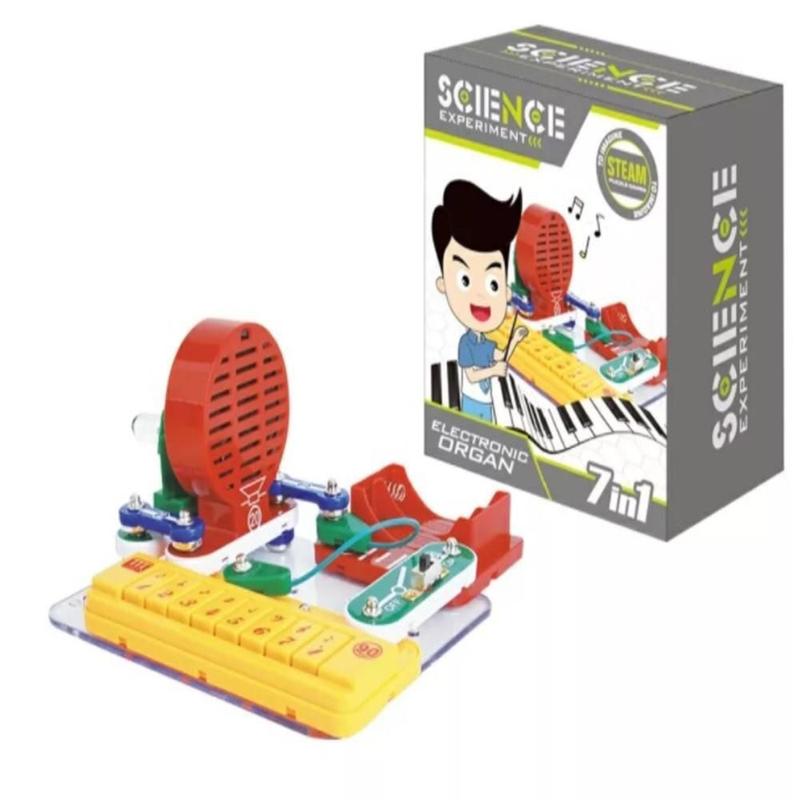 Kit robotica infantil 7 em 1 robo musical piano teclado experiencia com ...