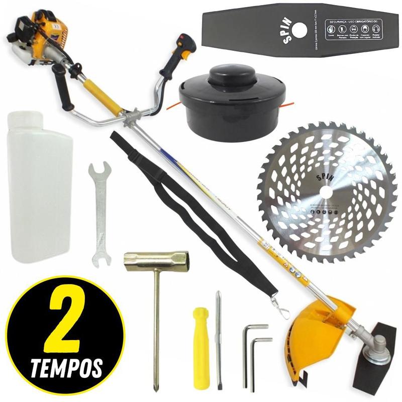 KIT Roçadeira Profissional Vulcan VR260H 2T 26CC 0,9CV + Faca Circular ...