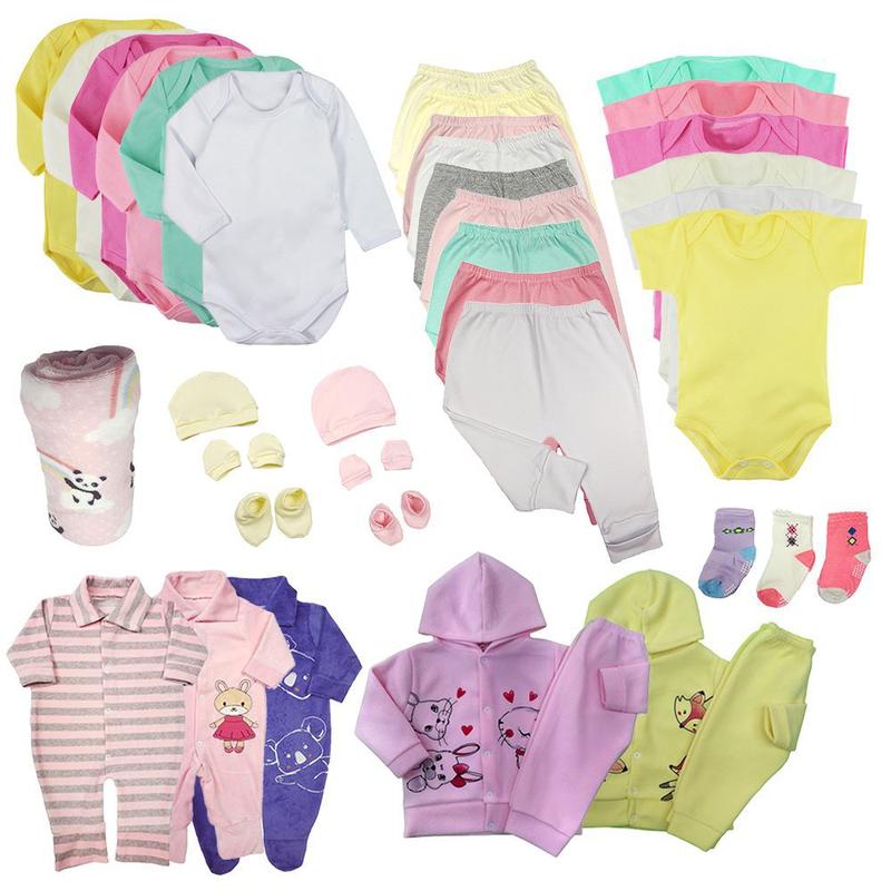Kit Roupas de Bebê 38 Peças Enxoval Completo Menino e Menina - Koala ...