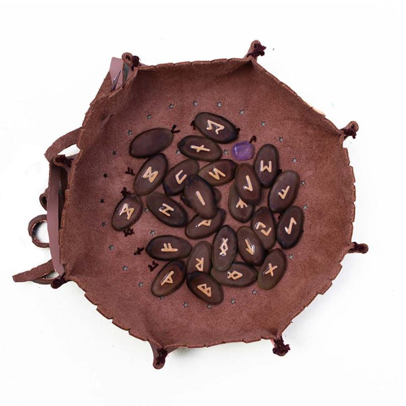 Kit Runas + Sacola - Semente de Guapuruvú - Artesanal - Runas ...