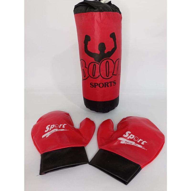 Kit Saco De Pancada Infantil Mais Par De Luvas Boxe 30CM - Elite - Saco ...