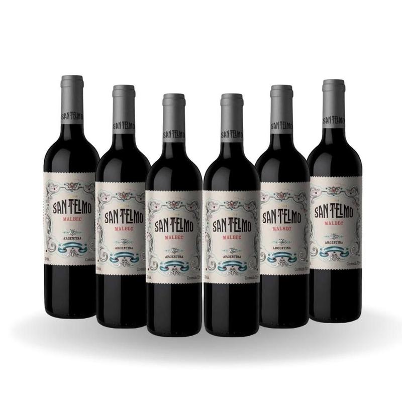 Kit San Telmo Malbec 6 Unidades - Santelmo - Vinho - Magazine Luiza