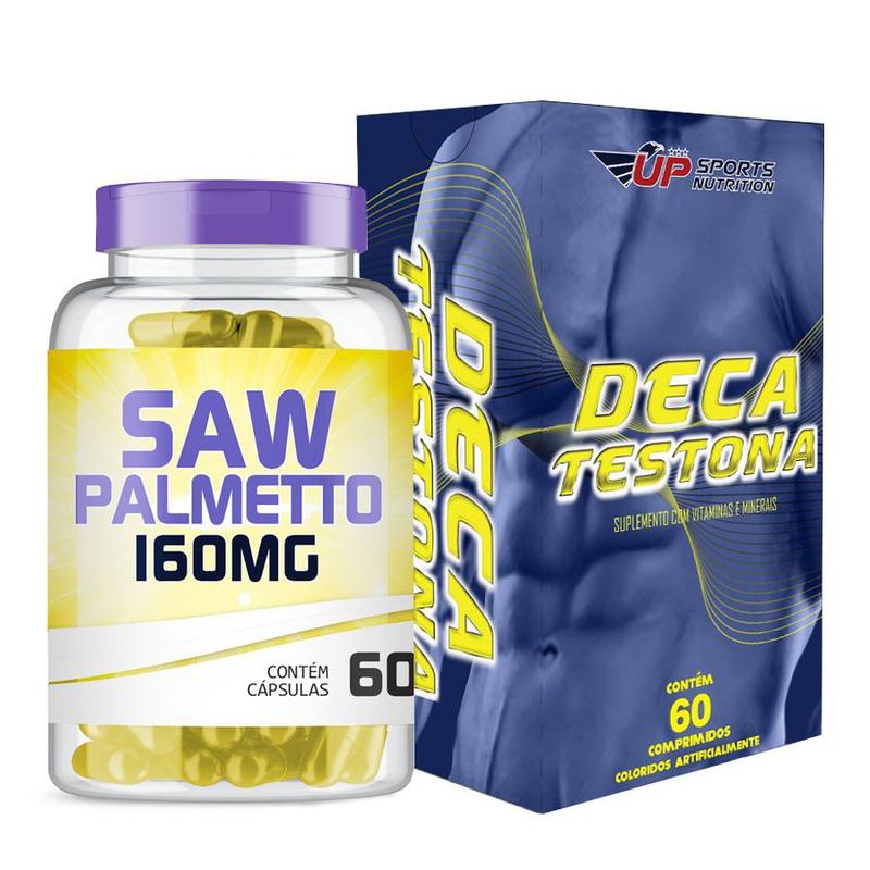 Kit Saw Palmetto 160mg C/ 60 + Deca Testona C/ 60 - Up Sports Nutrition ...