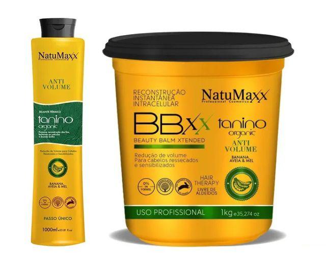 Kit Selante Térmico 500ml+ Bbxx Natumaxx Organic Tanino Botox 1kg ...