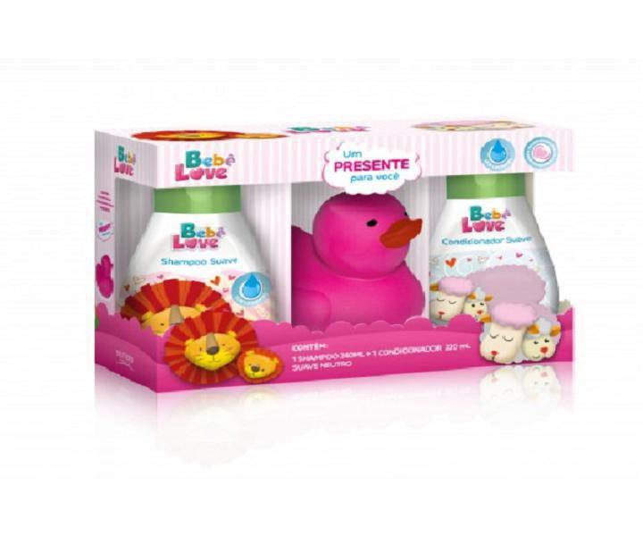 Kit Shampo + Condicionador Nutriex Bebe Love Rosa - Kit Shampoo e ...