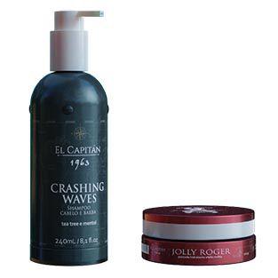 Kit Shampoo 240ml E Pomada Jolly Roger 100g El Capitan - El Capitán ...