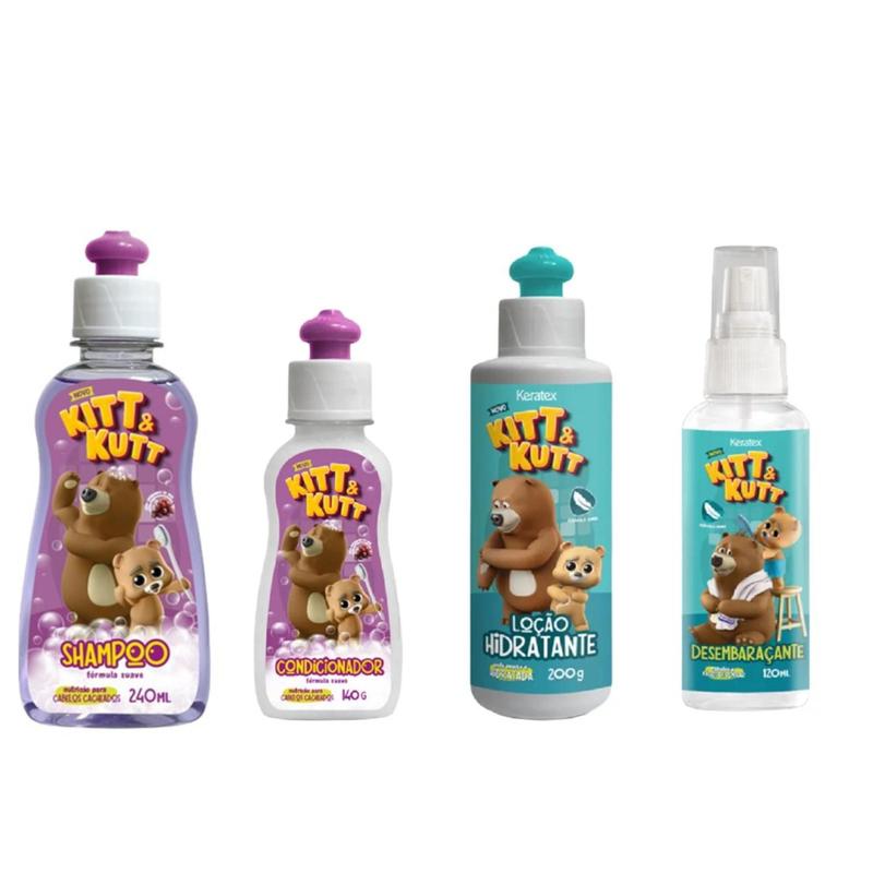 Kit shampoo condicionador cabelos cacheados hidratante desembaraçante ...