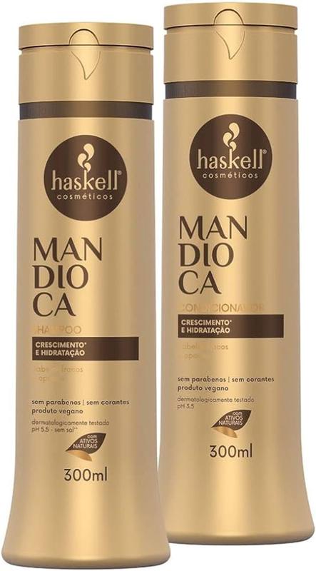 Kit shampoo + condicionador haskell mandioca 300ml - Kit Shampoo e Condicionador - Magazine Luiza