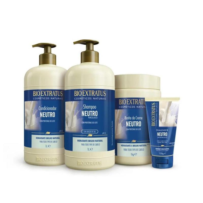 Kit Shampoo Condicionador Nutrição do Leite Completo Bio Extratus - Kit ...