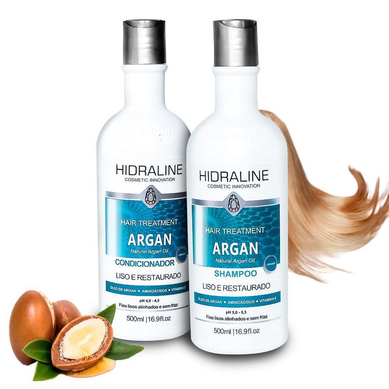 Kit Shampoo Condicionador Ultra Restauração Hidraline 500mL - Kit ...