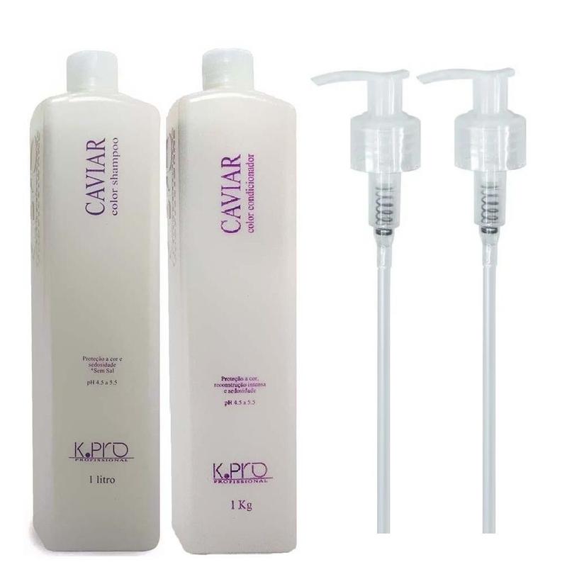 Kit Shampoo e Condicionador K.Pro Caviar Color com Válvula - KPRO - Kit ...
